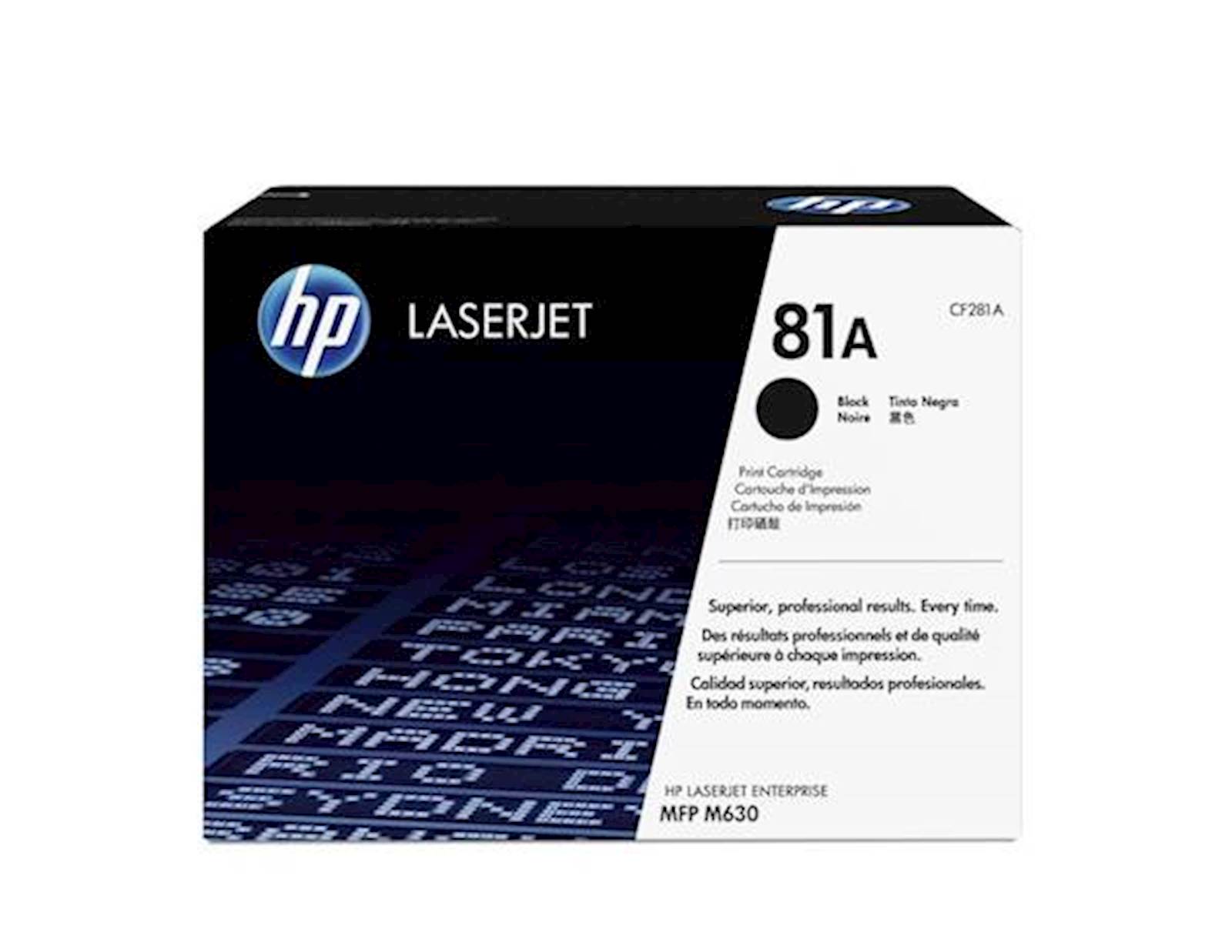 Toner HP black 81A - CPU Infotech