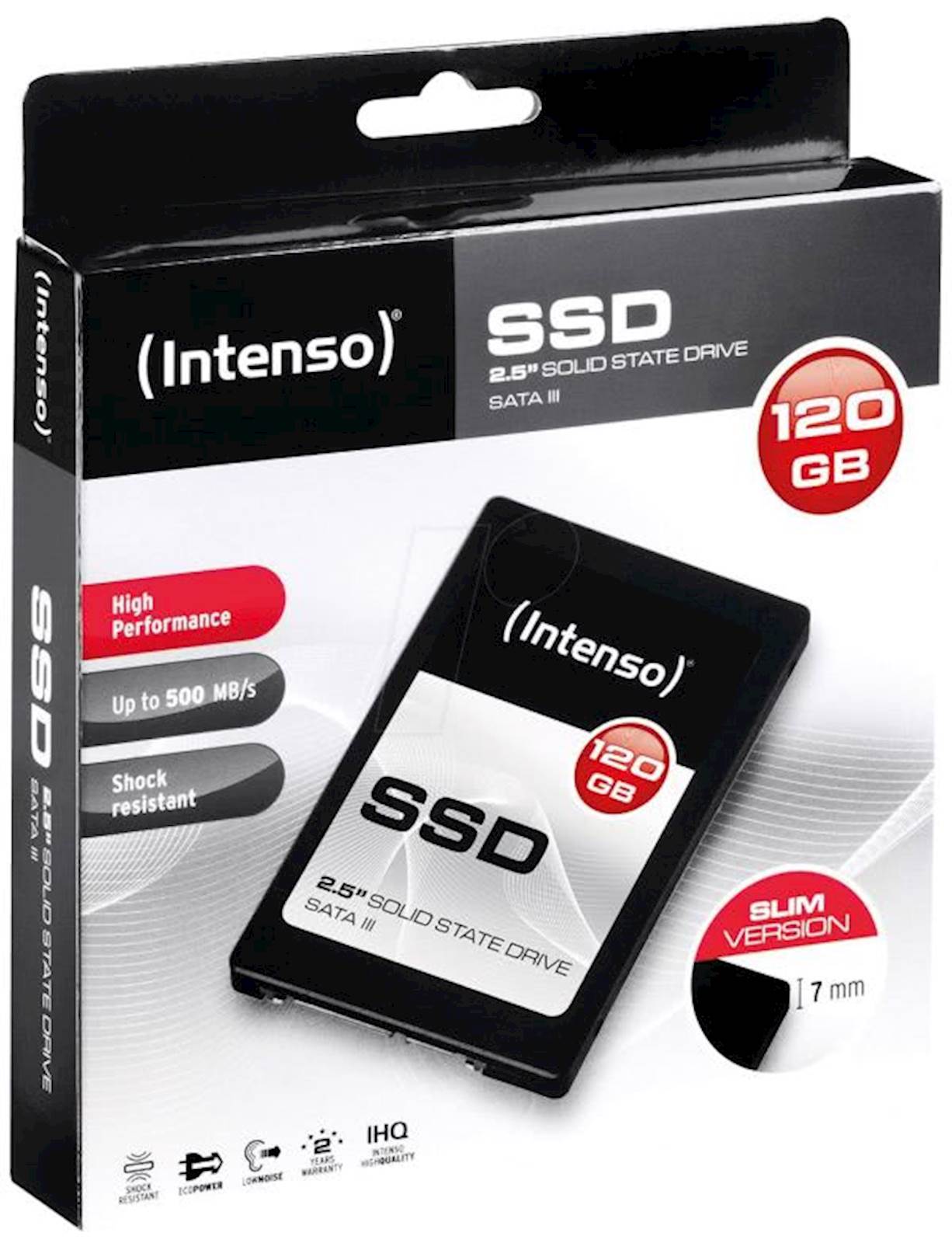 SSD Intenso 120GB SATA III, 2,5¨, 7 mm - CPU Infotech