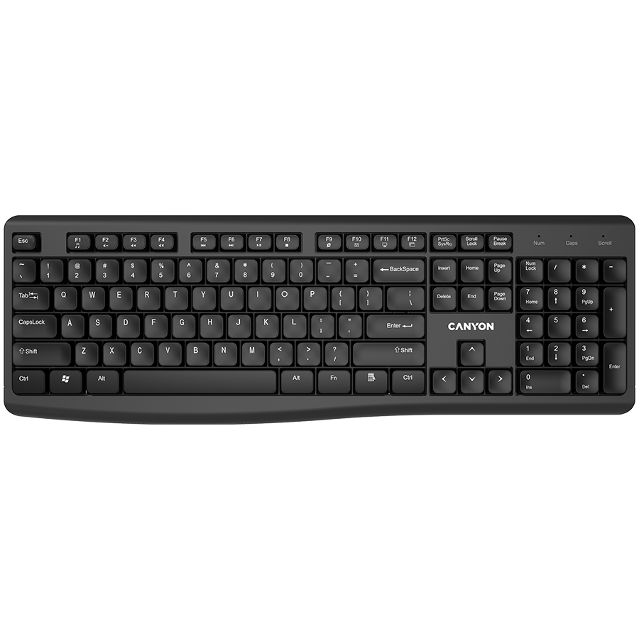 CANYON Wireless Chocolate Standard Keyboard,104 ke - CPU Infotech