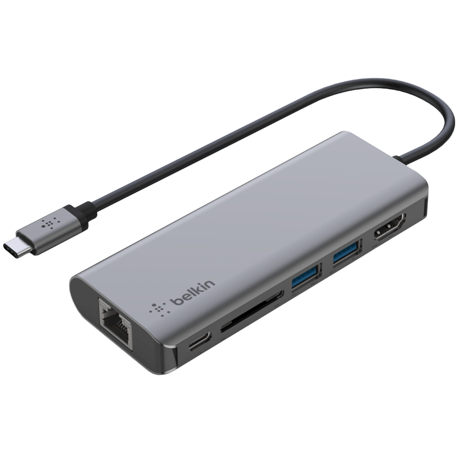 BELKIN CONNECT USB Type-C 6-In-1 Multiport Adapter - CPU Infotech