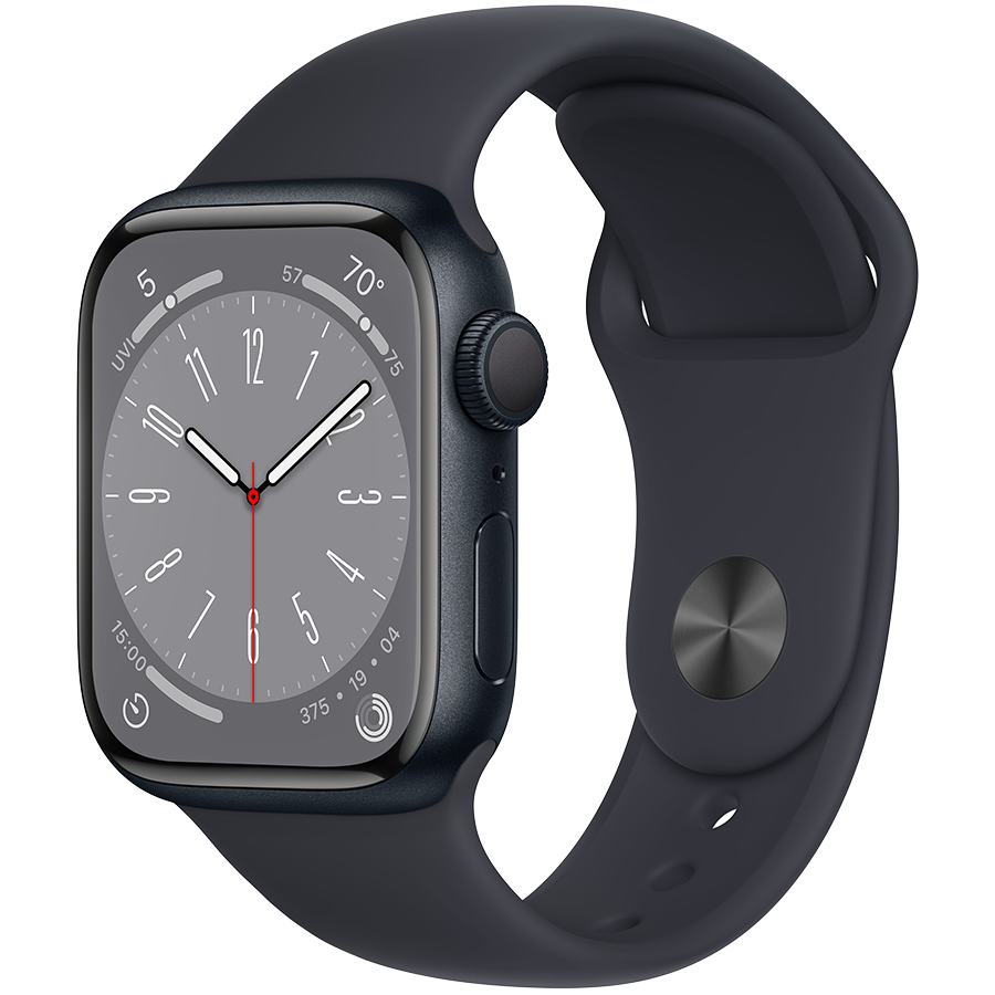 Apple Watch S8 GPS 41mm Midnight Aluminium Case wi - CPU Infotech