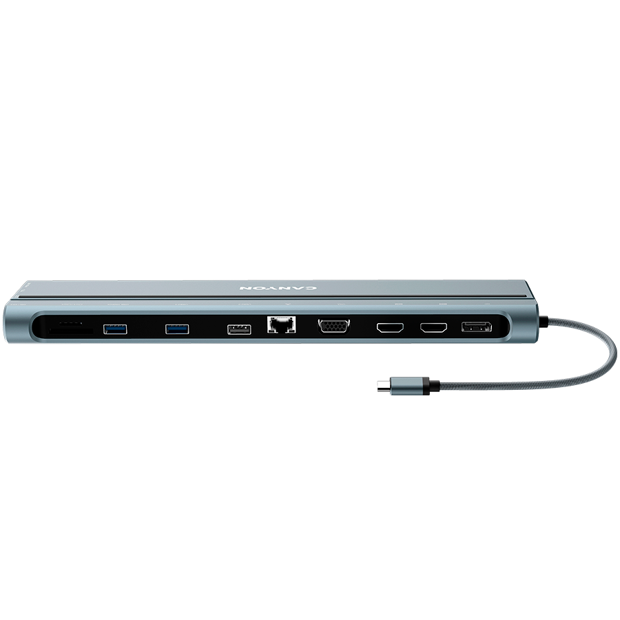 CANYON hub DS-90 14in1 USB-C Space Grey - CPU Infotech