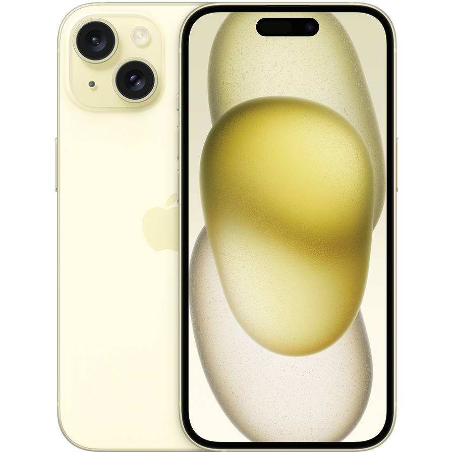 iPhone 15 128GB Yellow,Model A3090 - CPU Infotech