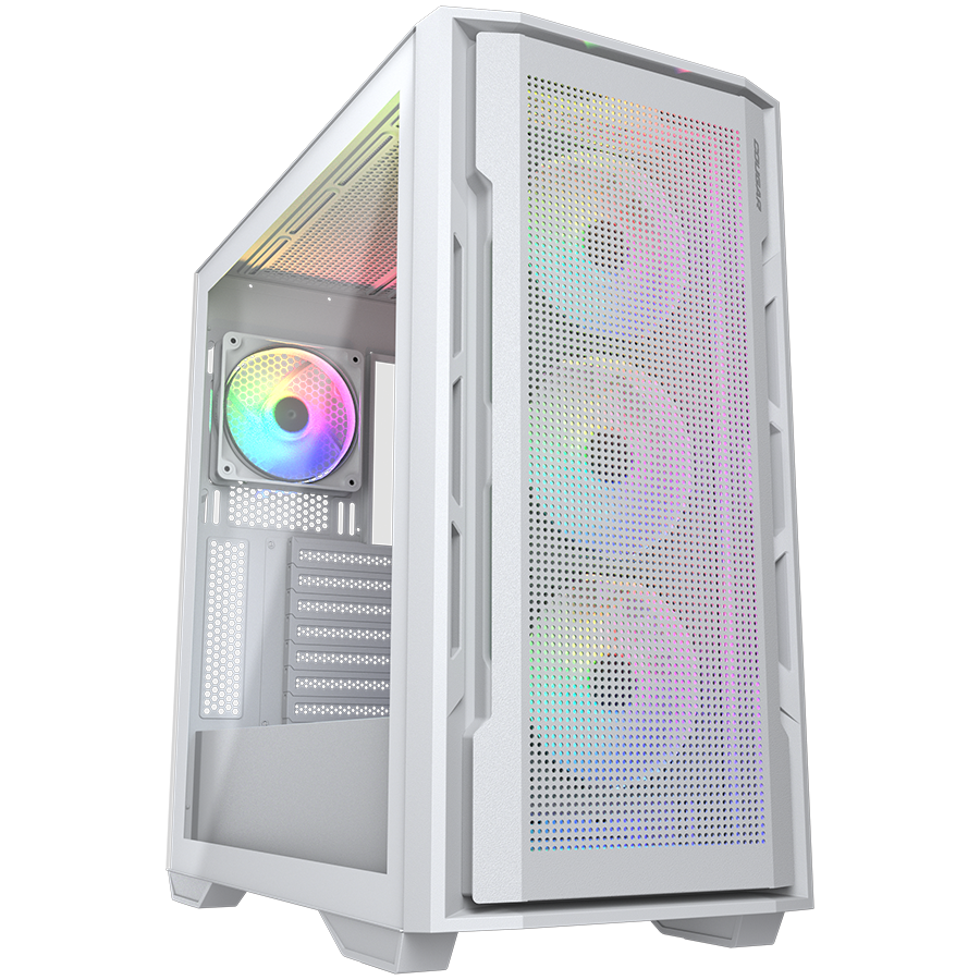 COUGAR | Uniface RGB White | PC Case | Mid Tower / - CPU Infotech