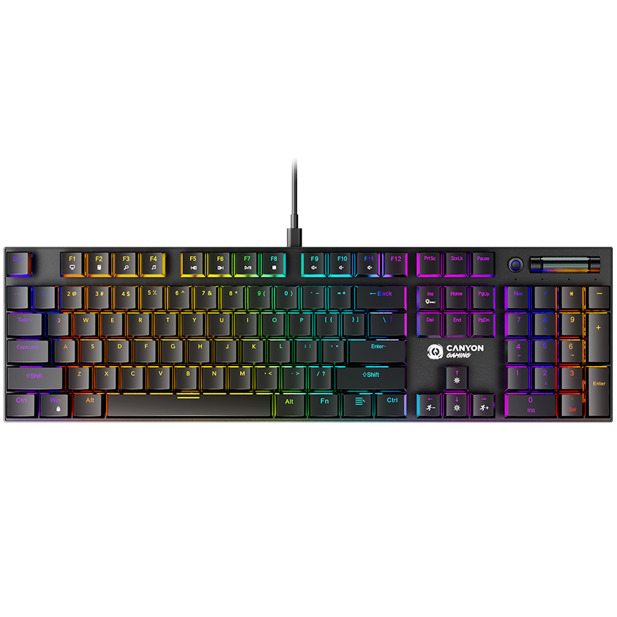 Canyon 104keys Mechanical keyboard, 50million time - CPU Infotech