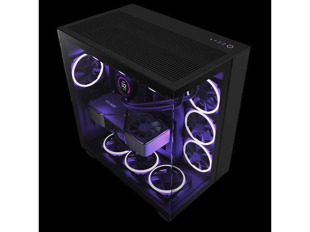 NZXT CASE H9 Flow Black - CPU Infotech